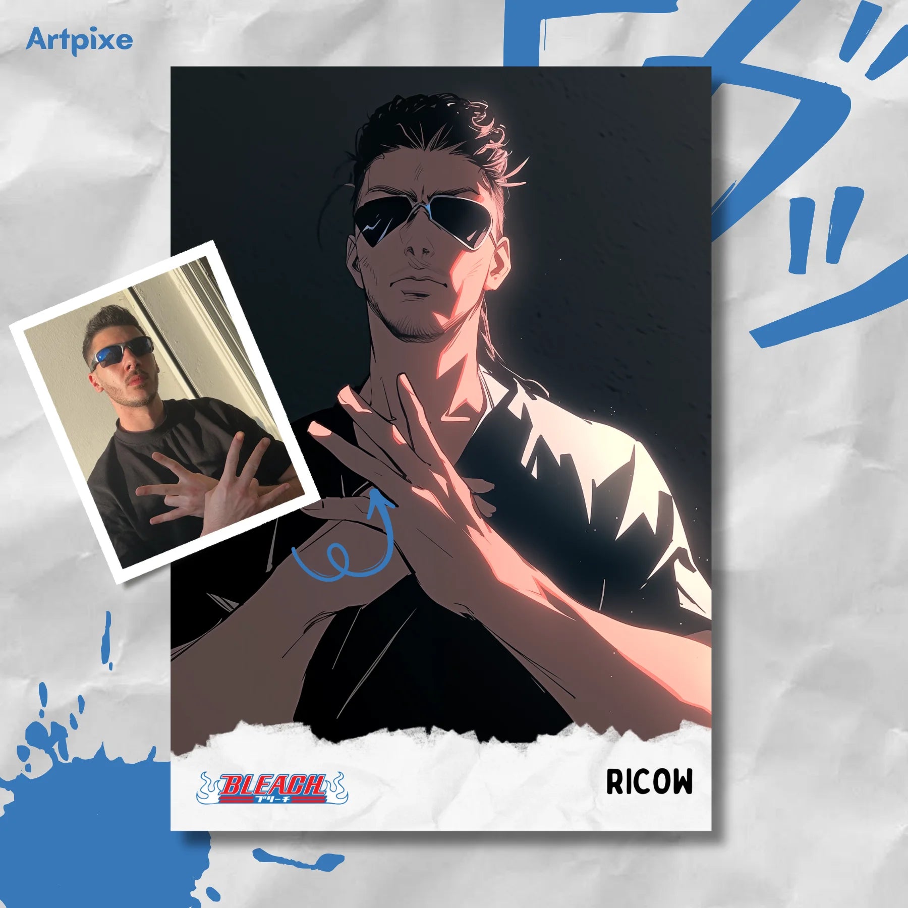 Become a Shinigami with our Custom BLEACH Portraits – Artpixe